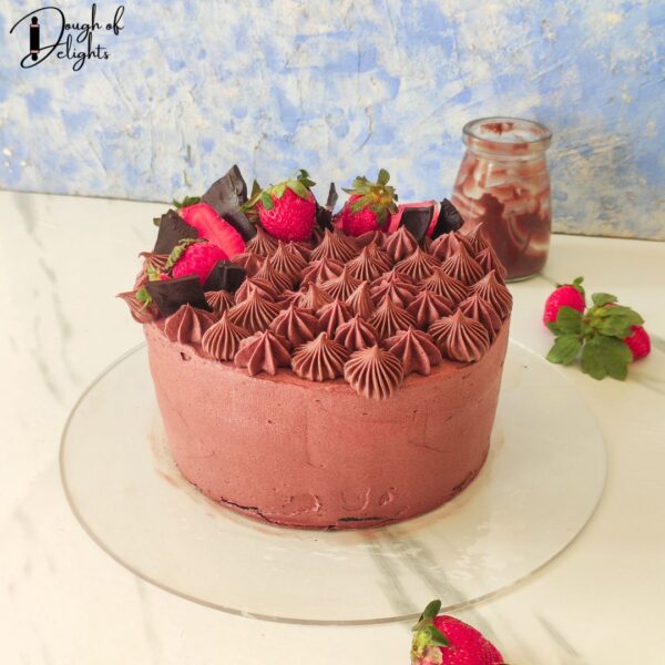 Chocolate Layer Cake with Ganache & Buttercream Frosting - DOUGH OF ...